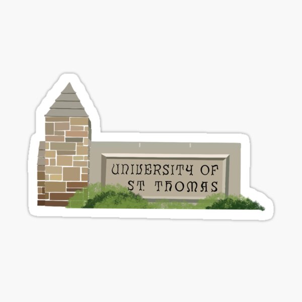 "UST SIGN " Sticker for Sale by marissametzler | Redbubble