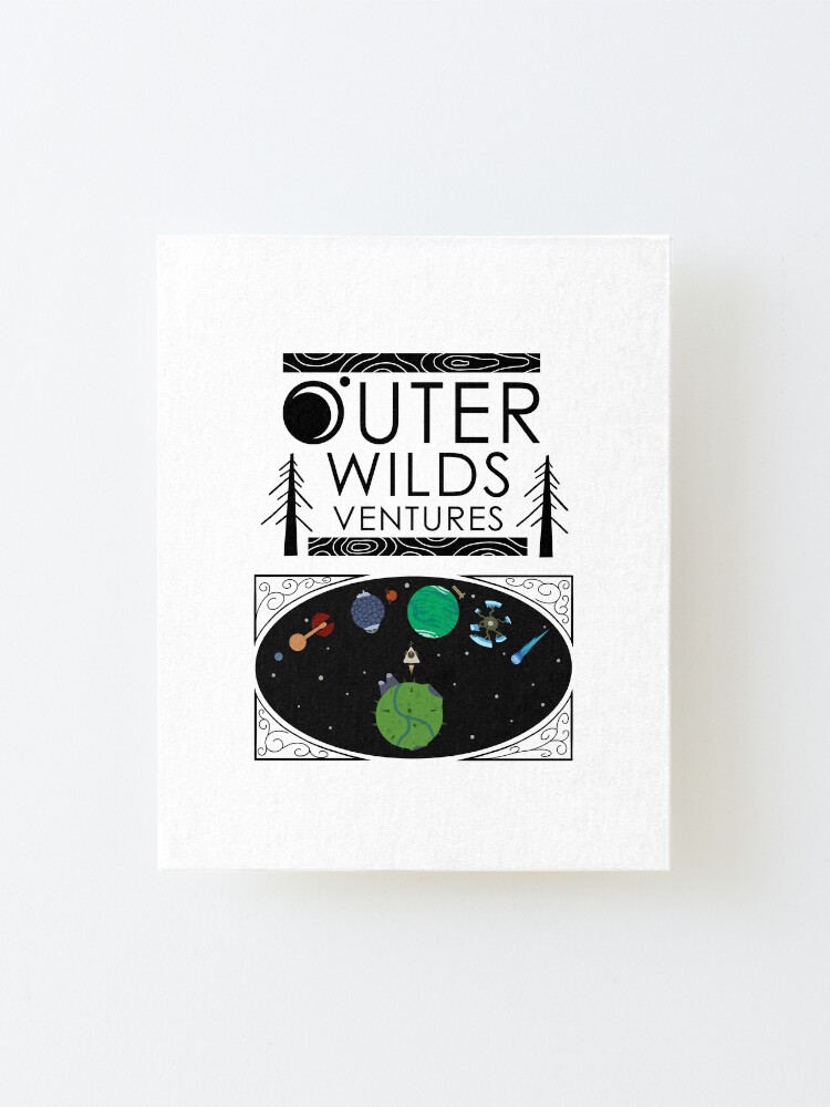 "Outer Wilds Logo" Mounted Print for Sale by Presper | Redbubble