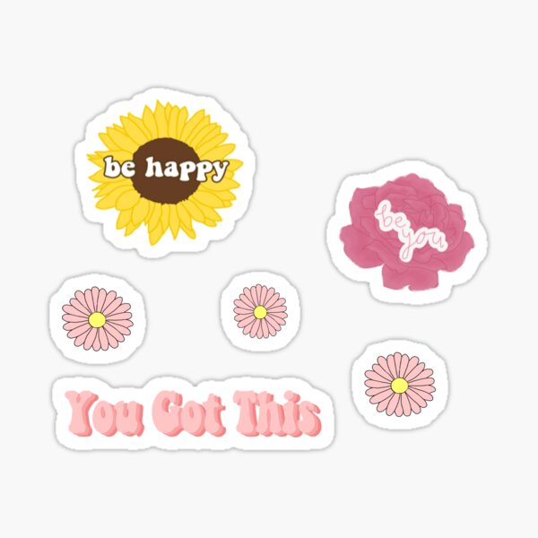 "Flower Quote Pack! collab w/carleemarkle" Sticker by laurenmblad ...