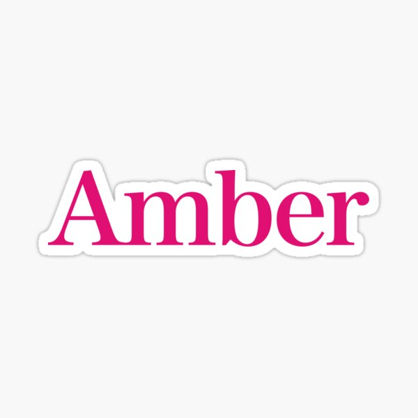"Standard Pink in "Amber"" Sticker by CGOimages | Redbubble