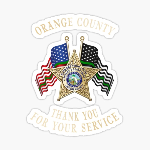 Orange County Sheriff Stickers | Redbubble