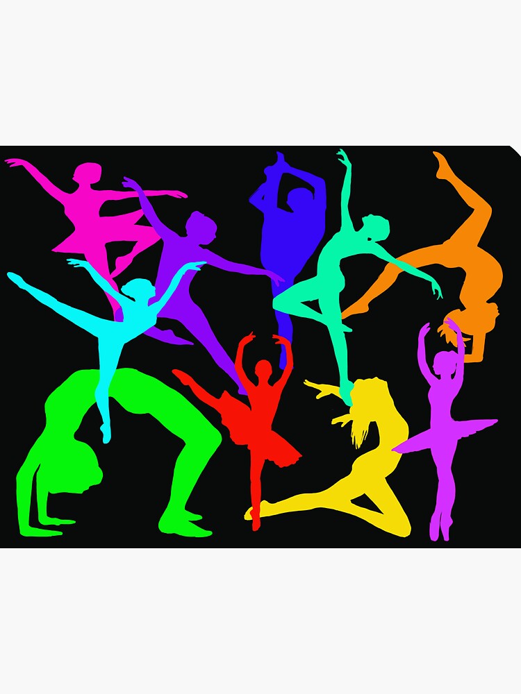 "Dance" Sticker for Sale by sarahcadyk | Redbubble