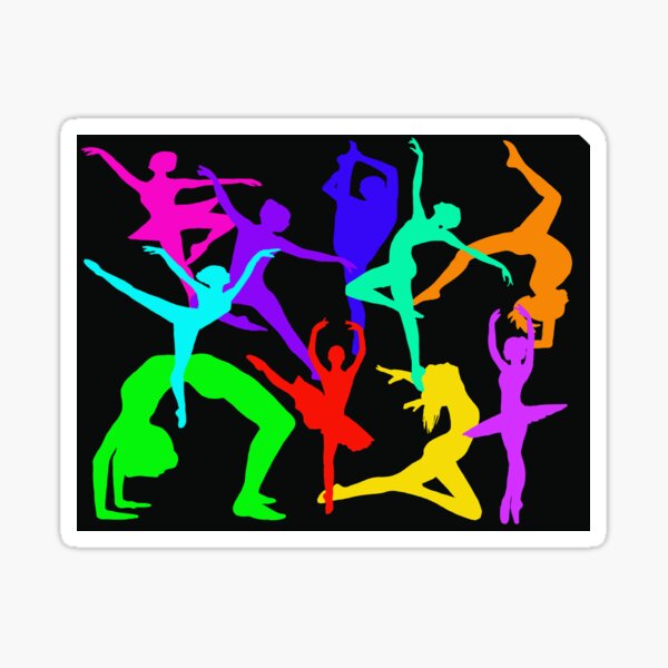 "Dance" Sticker for Sale by sarahcadyk | Redbubble
