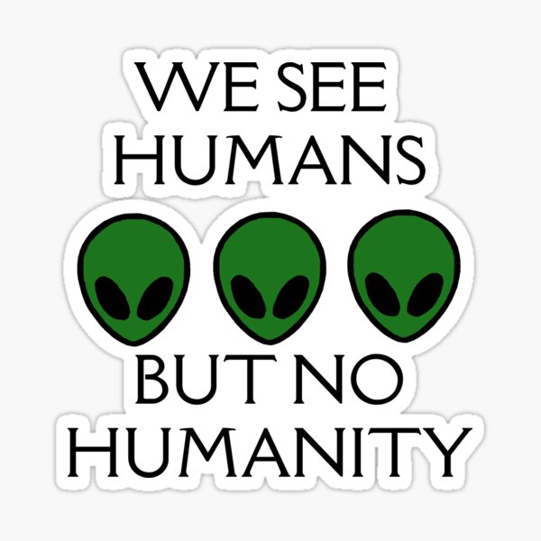 "Alien Meme" Sticker by ekuchar119 | Redbubble