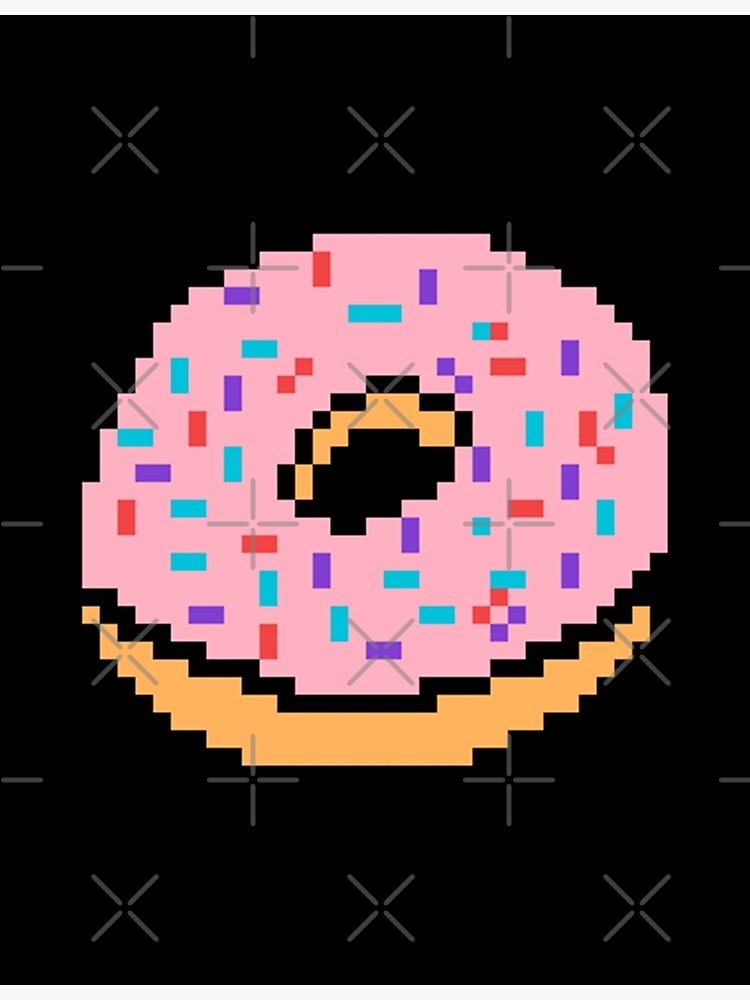 "Cute Aesthetic Donut Sticker" Poster for Sale by xermerch | Redbubble