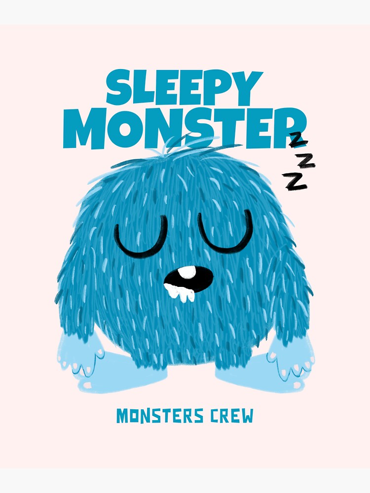 "Sleepy Monster | Monsters Crew" Sticker for Sale by AladdinMktgs ...