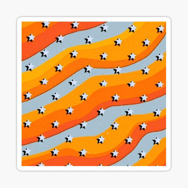 "VSCO wavy star" Sticker by Custom4colleges | Redbubble