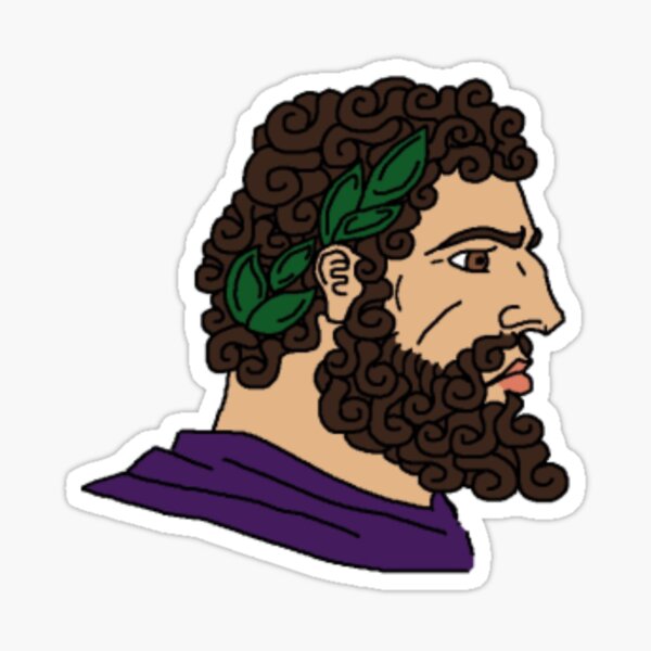 "Yes Meme Greece" Sticker for Sale by FireyCoop11 | Redbubble