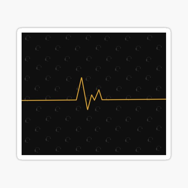 "Thin gold line" Sticker for Sale by KaffThaZombi | Redbubble