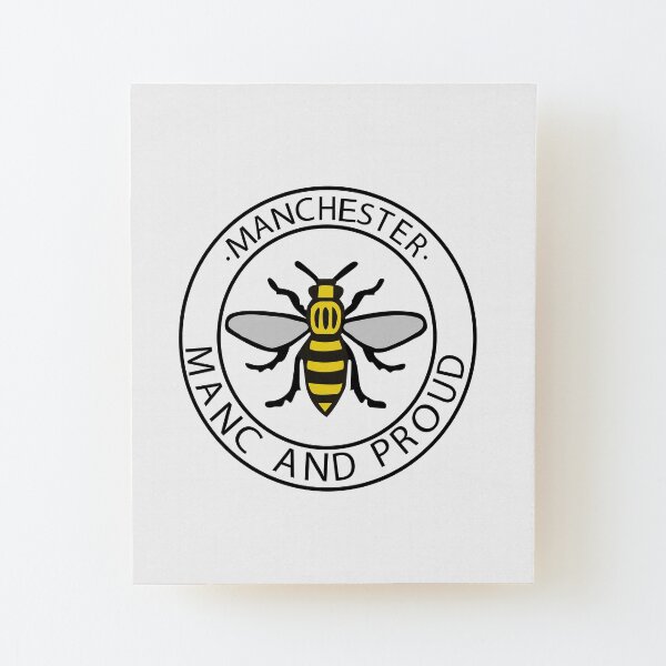 Manchester Bee Wall Art | Redbubble