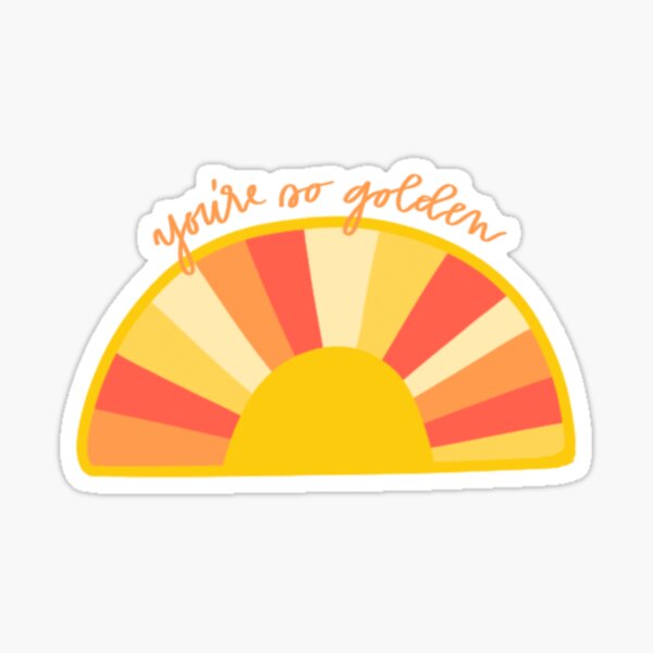 "You're So Golden | Harry Styles" Sticker for Sale by peytonkimble ...