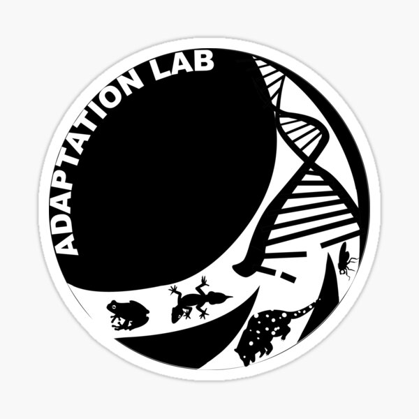 "Adaptation Lab Logo v2" Sticker by LorenzoBertola | Redbubble