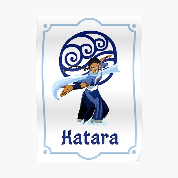 "Katara Water Tribe Symbol" Poster for Sale by allenavaart | Redbubble