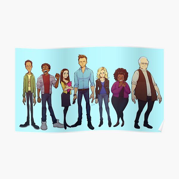 "Die Greendale Seven" Poster von dinororo | Redbubble