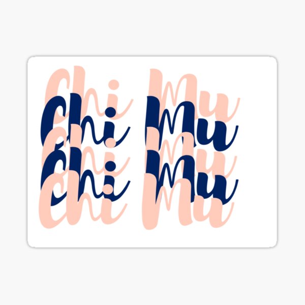 "Chi Mu OBU " Sticker for Sale by Kourtneyendicot | Redbubble
