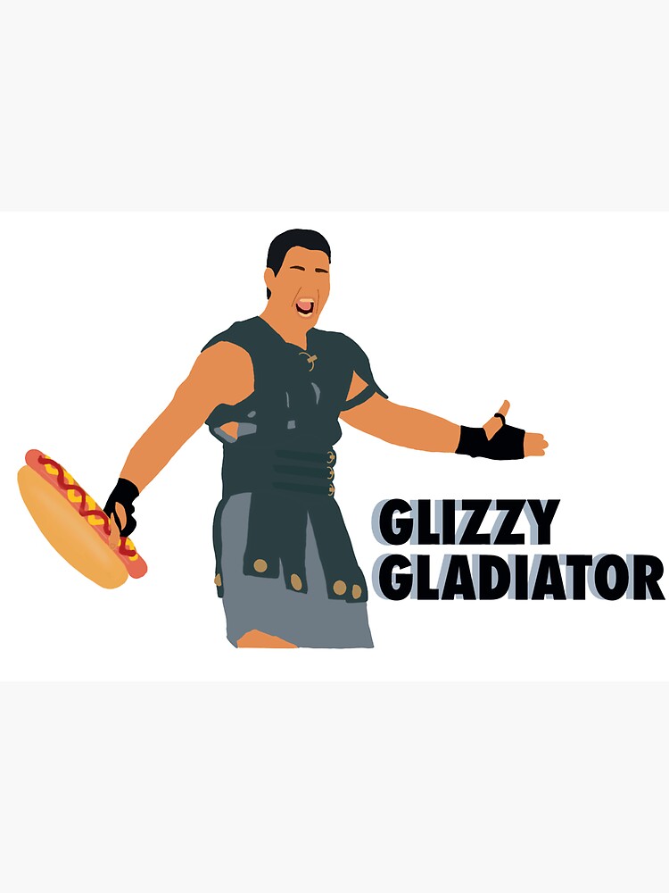 "Glizzy Gladiator" Sticker for Sale by camillewc | Redbubble