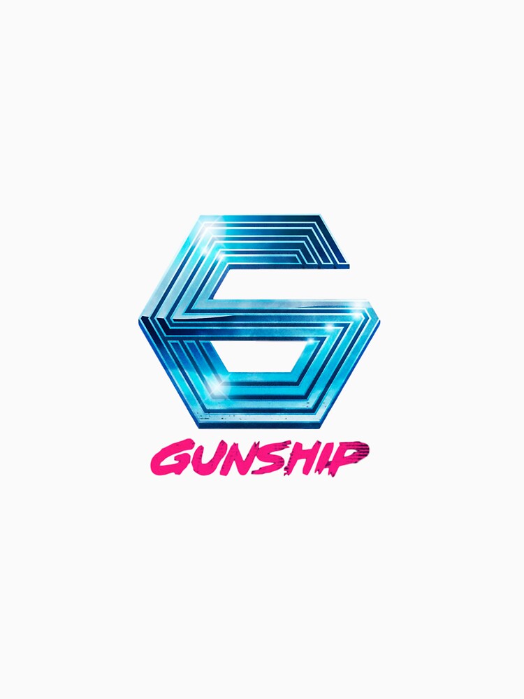 "Gunship G-Logo" T-shirt for Sale by Synthguy | Redbubble | synthwave t ...