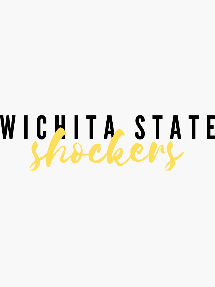 "Wichita State Shockers" Sticker for Sale by addmarie13 | Redbubble