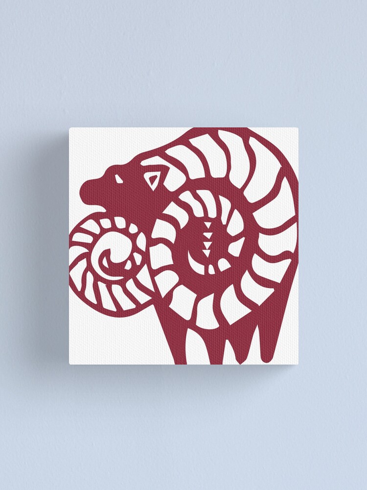 "The Seven Deadly Sins - The Goat Sin of Lust (Red)" Canvas Print by ...