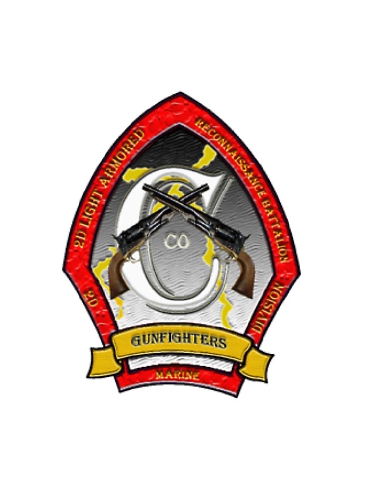 "2rd L.A.R. Bn 2nd Light Armored Reconnaissance Bn Sticker Charlie Co ...