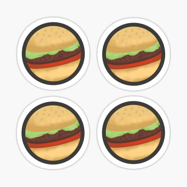 "Hamburger Symbol" Sticker for Sale by Funful | Redbubble