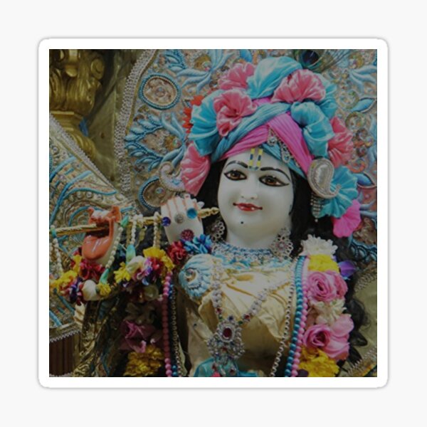 "Krishna Ji" Sticker for Sale by aruvanita | Redbubble
