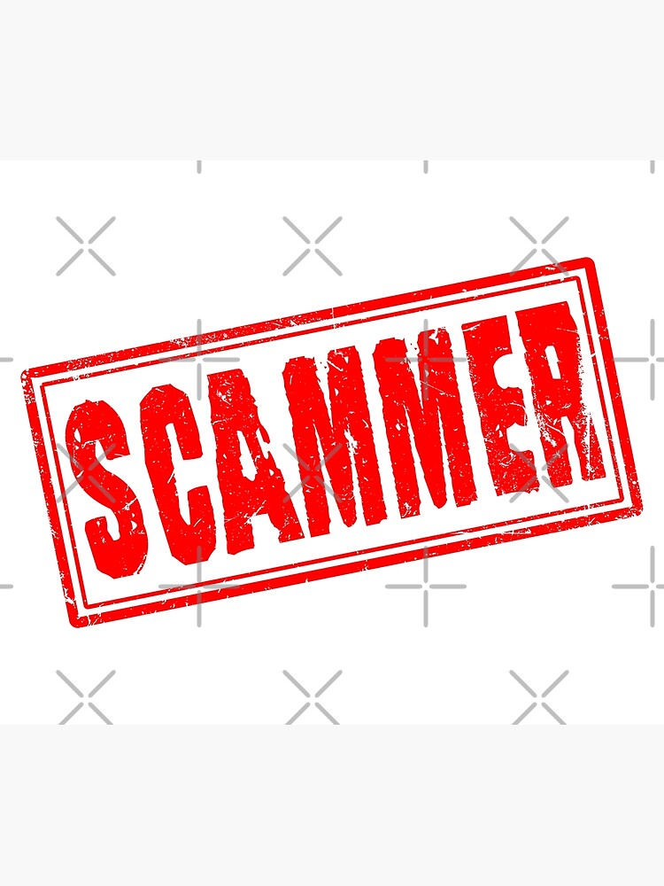 "Scammer (Vintage Retro Stamp)" Poster by SassyClassyMe | Redbubble