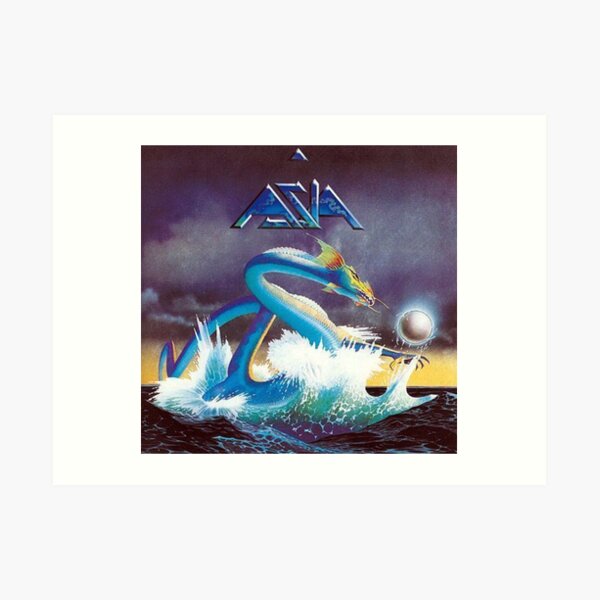 "Asia - Album Cover" Art Print for Sale by SleekMode | Redbubble