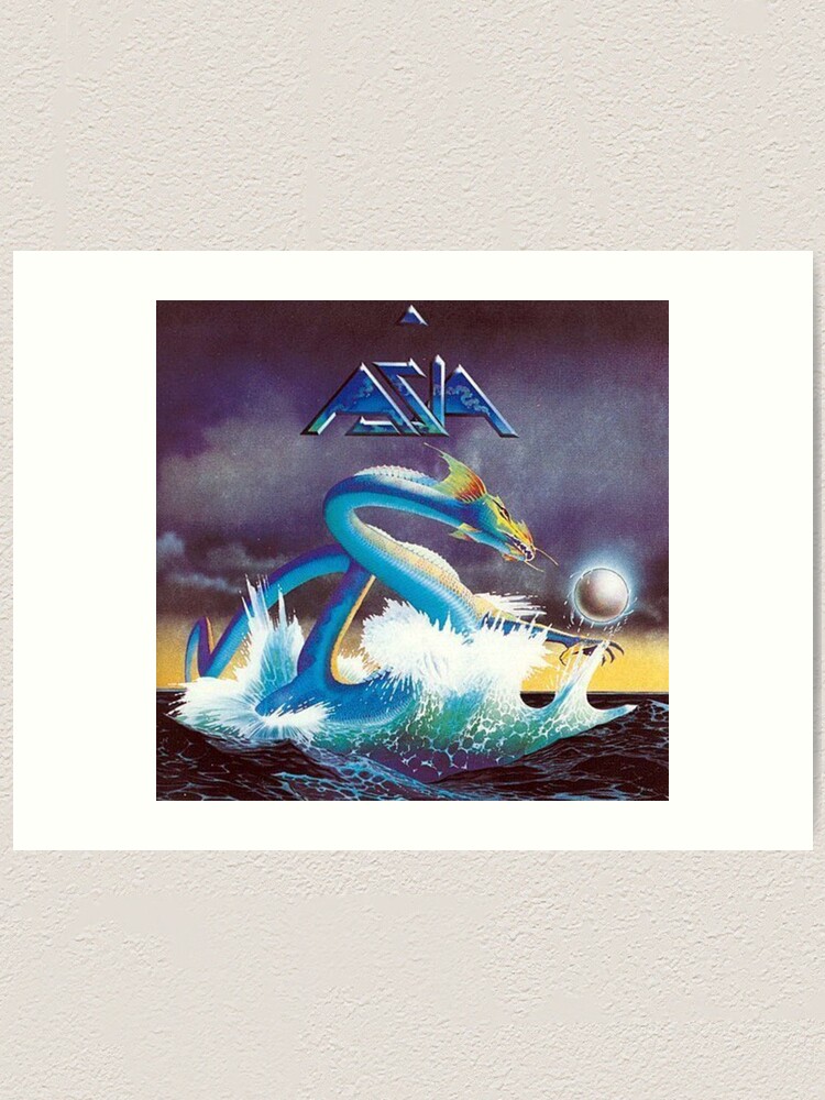 "Asia - Album Cover" Art Print for Sale by SleekMode | Redbubble