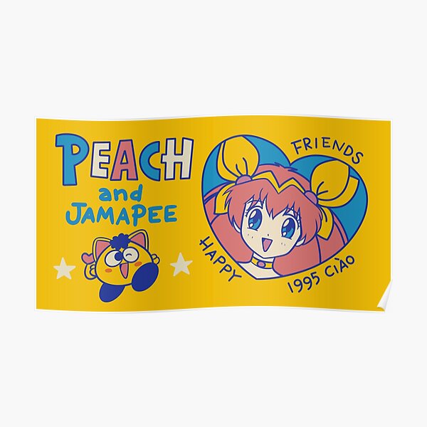 "Wedding Peach and Jama-P furoku" Poster by Yasimuf | Redbubble