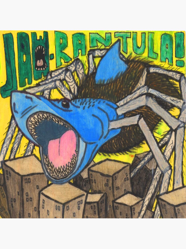 "JAW-Rantula" Sticker for Sale by isabelzawtun | Redbubble