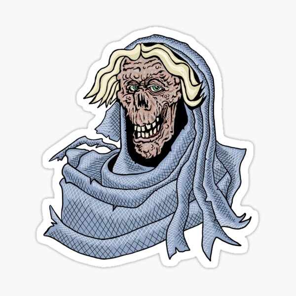 "The Grinning Ghoul" Sticker for Sale by Hypnogoria | Redbubble
