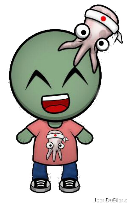 "Kawaii Zombie (Squid)" by JeanDuBlanc | Redbubble