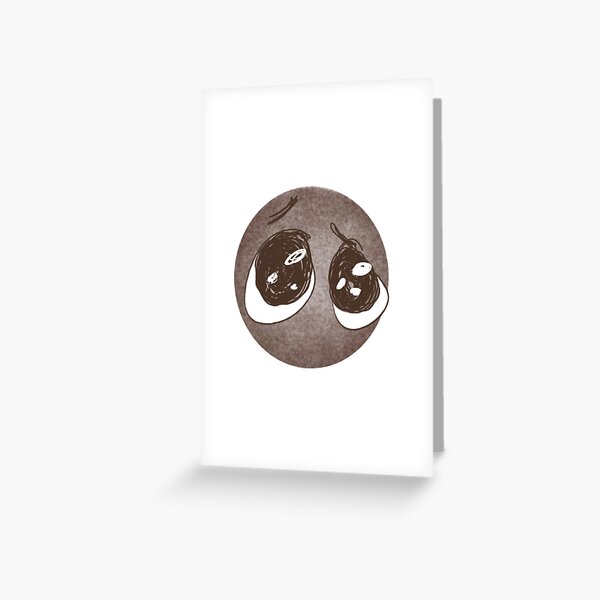 "powercry cursed emoji meme" Greeting Card for Sale by bee-trade ...