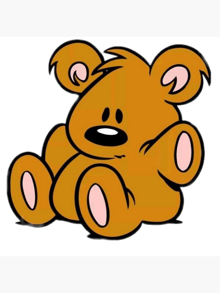 "Garfield's cute teddy bear" Art Print for Sale by Iamstar | Redbubble