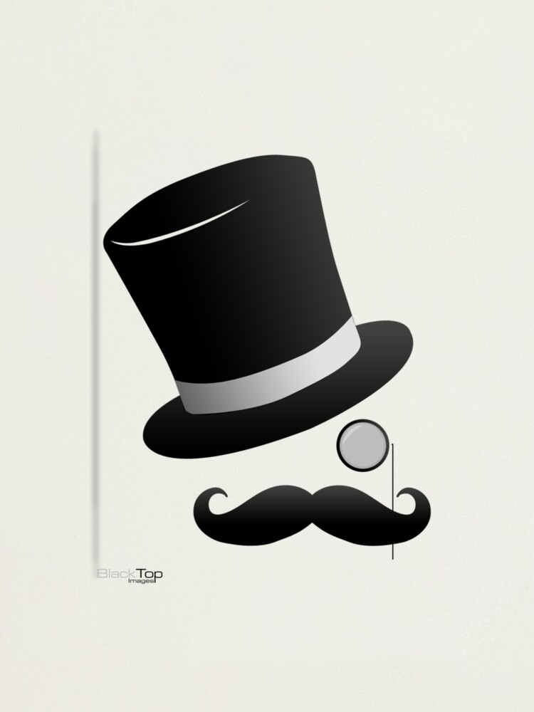 "BlackTop Images Fancy man logo" Photographic Print for Sale by ...