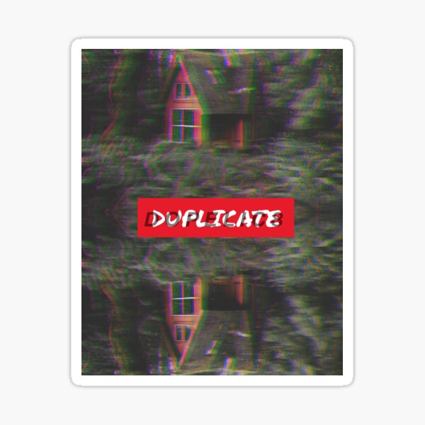 "Duplicate" Sticker for Sale by Clothium | Redbubble