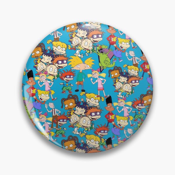 "nickelodeon rugrats and hey Arnold" Pin for Sale by aujuwara | Redbubble
