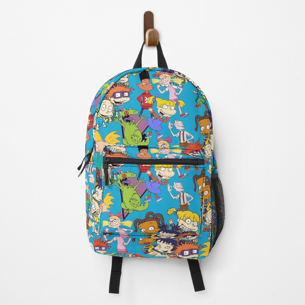 "nickelodeon rugrats and hey Arnold" Backpack for Sale by aujuwara ...