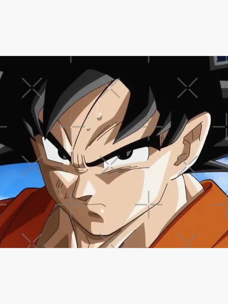 "Goku Anime Face Mask (Dragon Ball Z)" Sticker for Sale by AnthonySlewh ...