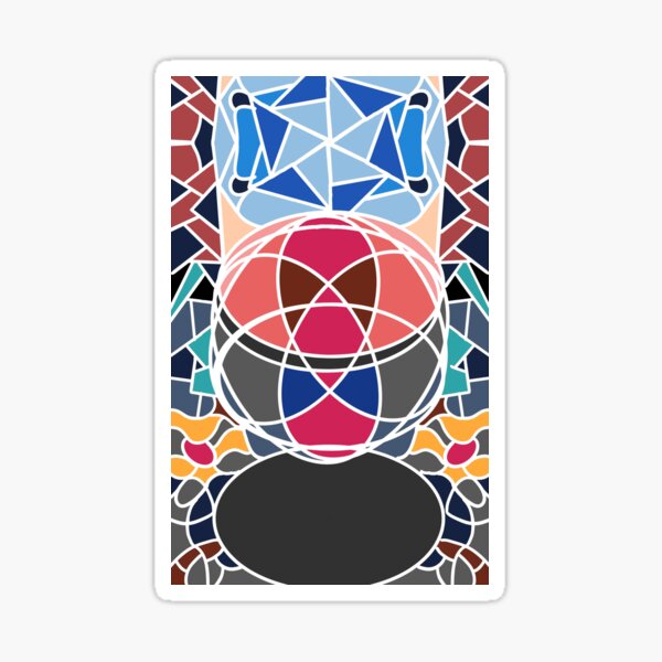 "Abstrak" Sticker by Brilian14 | Redbubble