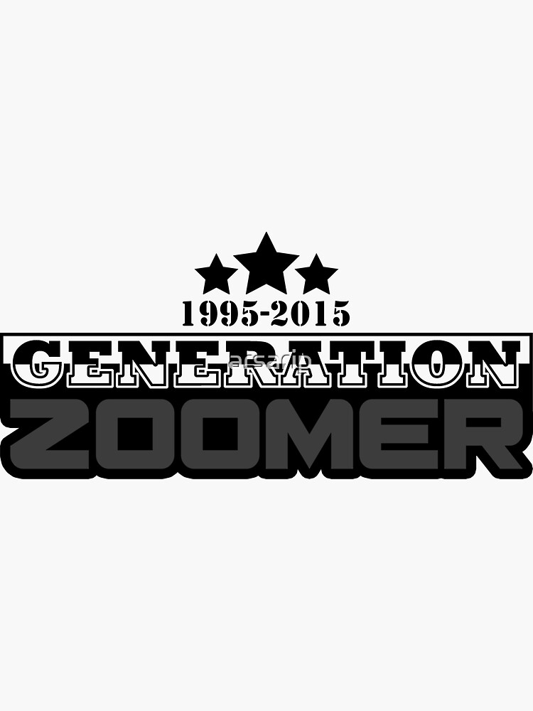 "Gen Z Generation Zoomer" Sticker von arsarip | Redbubble