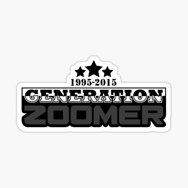 "Gen Z Generation Zoomer" Sticker von arsarip | Redbubble