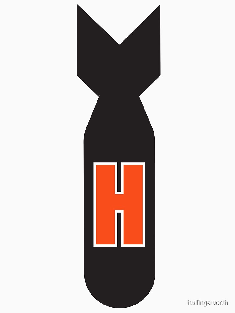 "H Bomb!" T-shirt for Sale by hollingsworth | Redbubble | h t-shirts ...