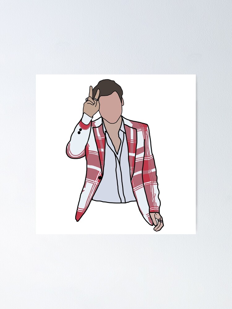"Harry styles peace sign" Poster for Sale by addiesunflower | Redbubble