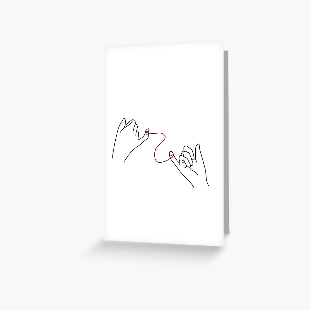 "Red String of Fate" Greeting Card by abbie-schafer | Redbubble
