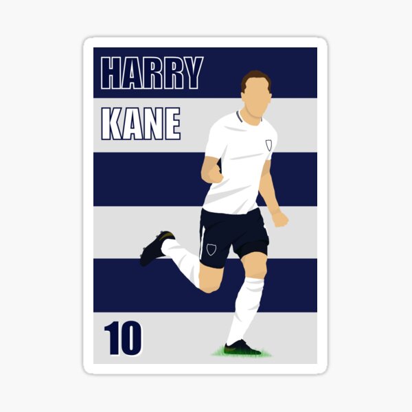 "Harry Kane Digital Drawing Design" Sticker by SophieThfc10 | Redbubble