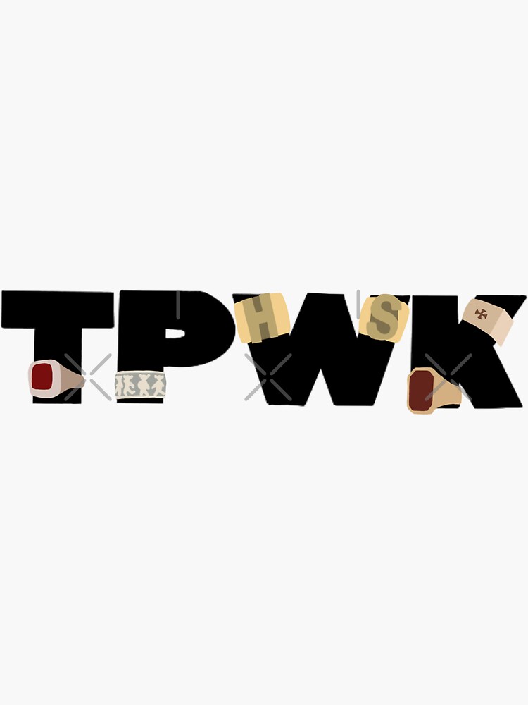 "TPWK with rings" Sticker for Sale by arianalb | Redbubble