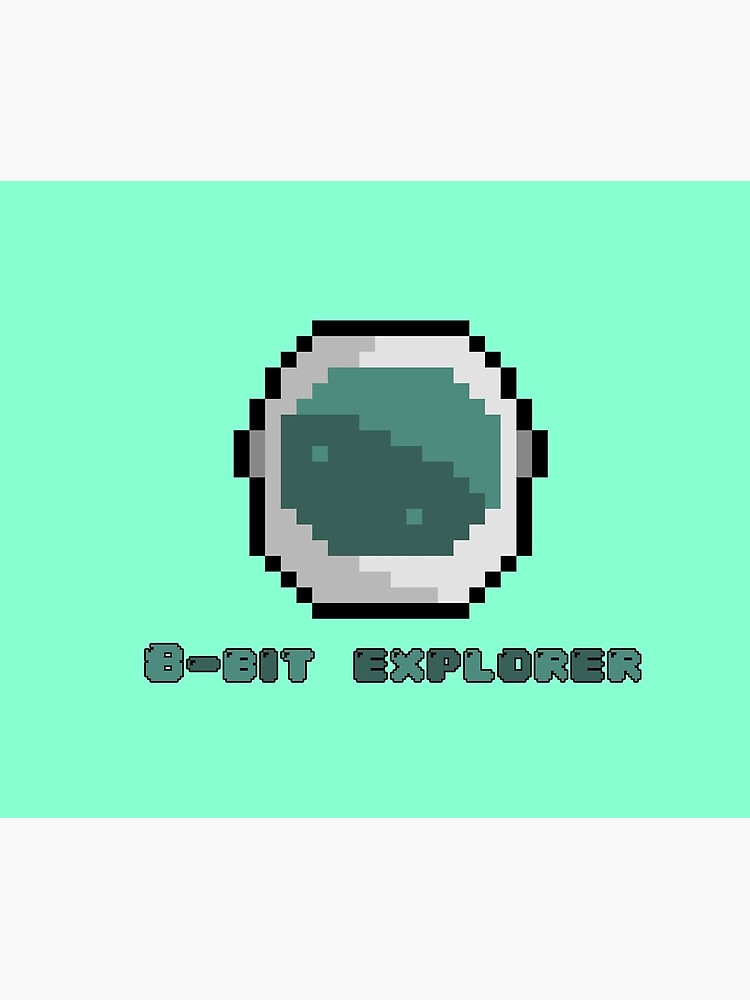 "8-Bit Explorer" Poster for Sale by HeyFellowKids | Redbubble