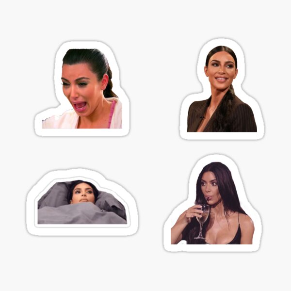 "Kim k sticker pack " Sticker by cbeaaa | Redbubble
